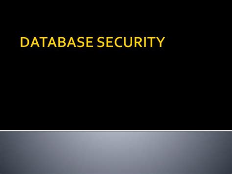 Ppt Database Security Powerpoint Presentation Free Download Id1632103