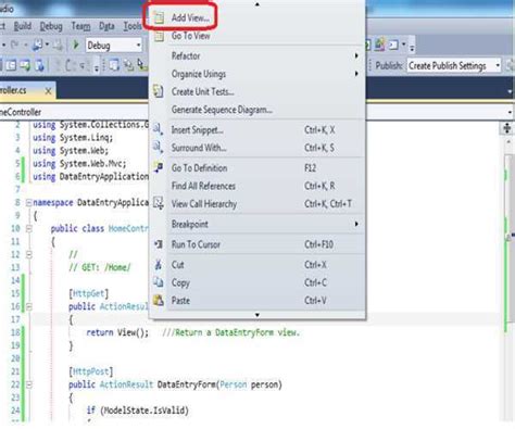 Creating Data Entry Application In Aspnet Mvc Using Razor View Engine
