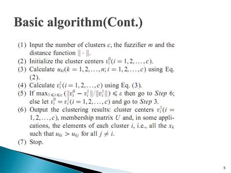 Ppt Fcm Based Model Selection Algorithms For Determining The Number