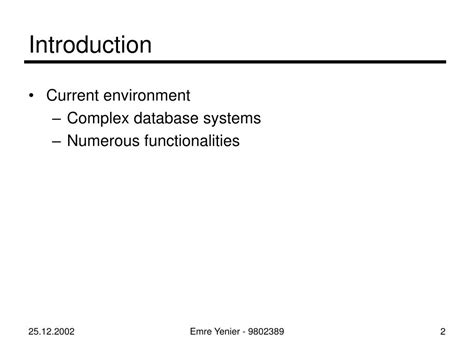 Ppt Rethinking Database System Architecture Towards A Self Tuning Risc Style Database System