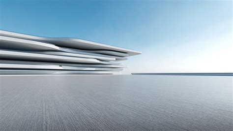 빈 콘크리트 바닥이 있는 추상적인 미래 건축물의 3d 렌더링 자동차 프리젠테이션을 위한 장면 0명에 대한 스톡 사진 및 기타 이미지 Istock