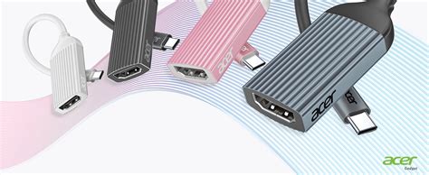 Amazon Com Acer USB C To HDMI Adapter 4K 60Hz High Speed Thunderbolt 3 4 Type C To HDMI