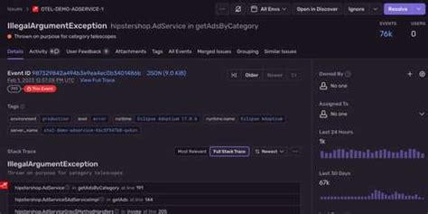 Code Level Application Monitoring For Opentelemetry Sentry