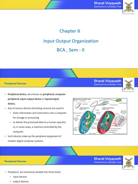 Unit 6 Input Output Organization Pdf Input Output Computer Data Storage