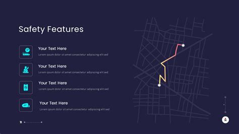 GPS Navigator Roadmap PowerPoint Presentation Template And Google Slides SlideKit