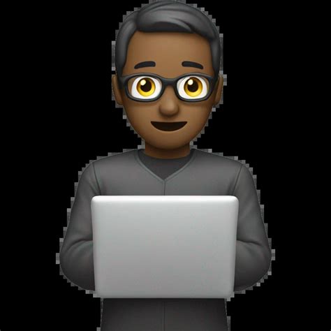 Motion Man Doing Coding Emoji Ai Emoji Generator