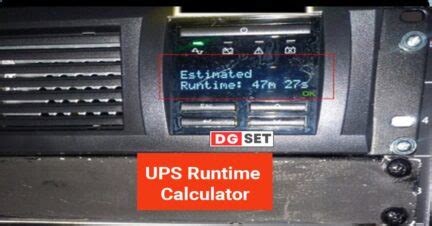 UPS Runtime Calculator Ensuring Uninterrupted Power Supply