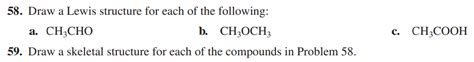 Solved Draw A Lewis Structure For Each Of The Chegg Com