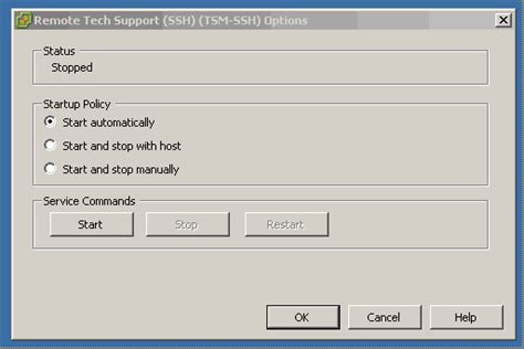 Activate SSH On ESXi Via VSphere Client Thomas Maurer