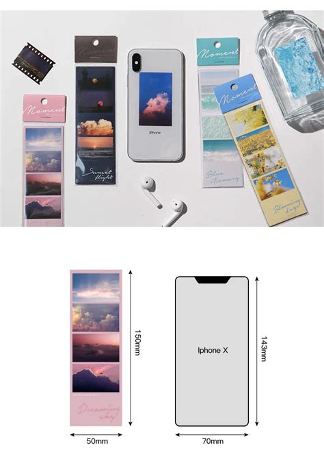 Иллюстрация для девочек креативные пейзажи Bullet Journal канцелярские наклейки скрапбукинг