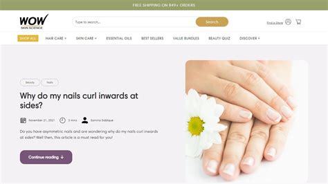 Why Do My Fingernails Curl Inwards At Sides Beauty Tips