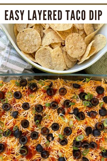 Savory Moments Easy Layered Taco Dip