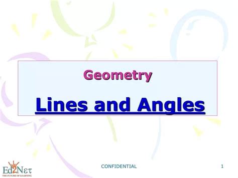 PPT Geometry Lines And Angles PowerPoint Presentation Free Download