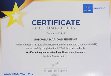 sanjana jenekar on linkedin cpbfi bajajfinserv banking finance