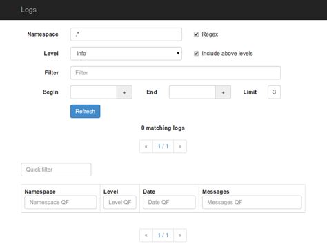 Github Hubiquitus Addonshubiquitus Logger Mongo Explorer Interface