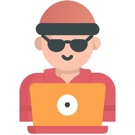 Flat Design Concepts For Hacker Activity Data Stock Vector Illustration Of Hacker Danger