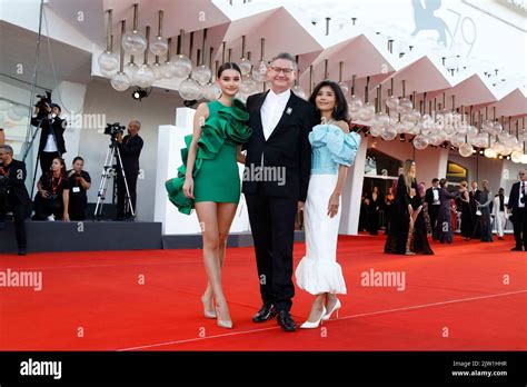 Cyrille Vigneron And Guests Attend The Premiere Of Bones And All During The 79th Venice
