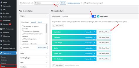 Build Customize Mega Menu With Element Pack Mega Menu Widget
