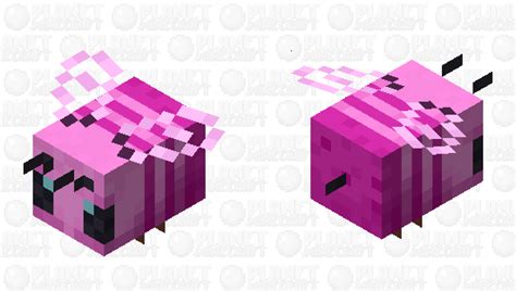 Pink Bee Minecraft Mob Skin