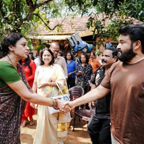 L360 Shooting Kicks Off Tharun Moorthy Mohanlal Shobana Rmalayalammovies
