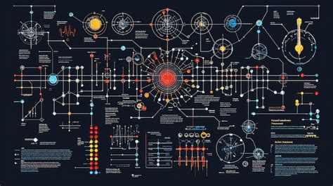 Particle Physics Mind Map Illustrating Fundamental Particle Force Carrier Standard Model Clear