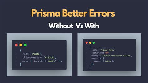 Better Prisma Error Handling With Prisma Better Errors Package Yousef Hany