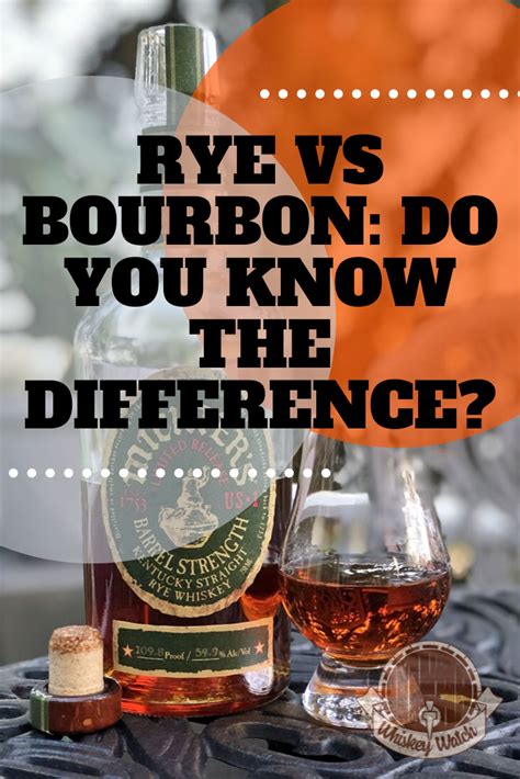 Difference Between Rye And Bourbon Rytedefense
