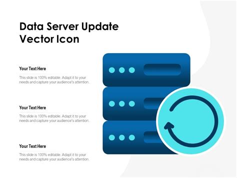 Data Server Update Vector Icon Ppt Powerpoint Presentation Layouts Microsoft Pdf