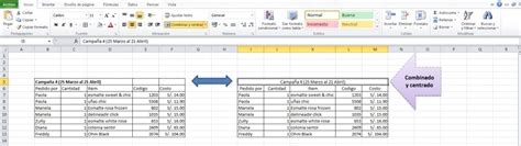 Distintas Formas De Combinar Y Centrar « Ficha Inicio « Excel Intermedio