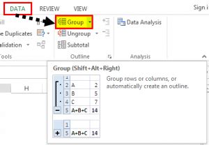 Group In Excel How To Group Ungroup Data Easy Steps