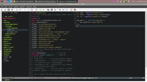 node js functions syntax highlight r vim
