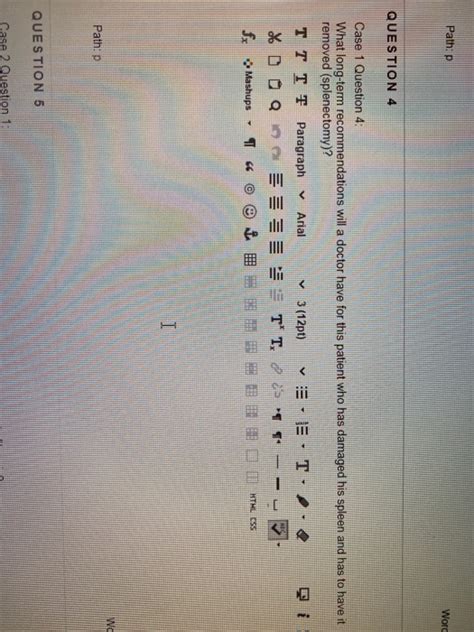 solved path p word question 4 case 1 question 4 what