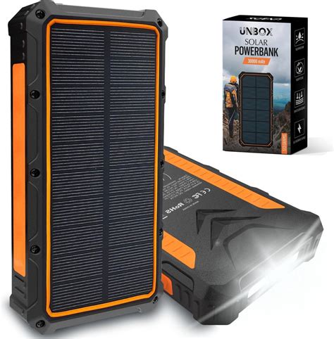 UNBOX Powerbank MAh Powerbank Zonneenergie Powerbank IPhone Powerbank Bol