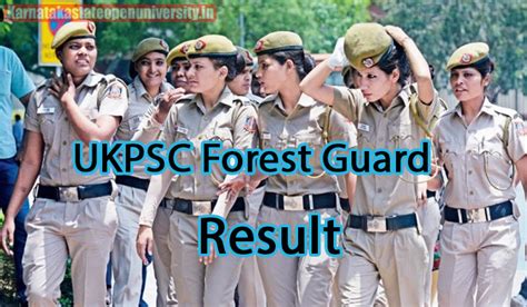 Ukpsc Forest Guard Result 2025 Cut Off Marks Merit List Download