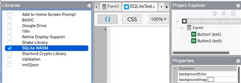 Support For SQLite NSB App Studio