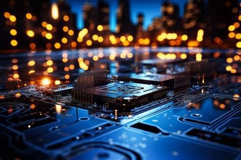 Premium Ai Image Central Computer Processors Cpu Concept Motherboard Digital Chip Technology