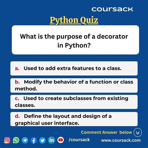 coursack it software training company on linkedin pythondecorators