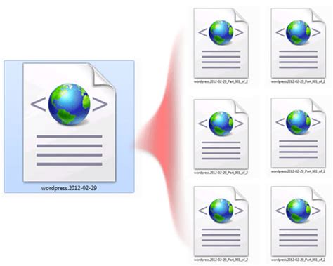 how to split large xml files in wordpress using various tools