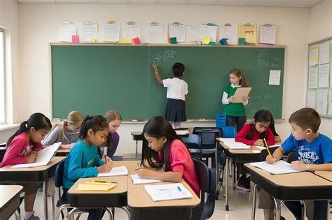 Corner Of Lab With Colorful Molecular Models And Charts Explaining Chemical Structures Premium