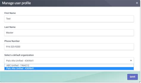 updating user profile calpads user manual