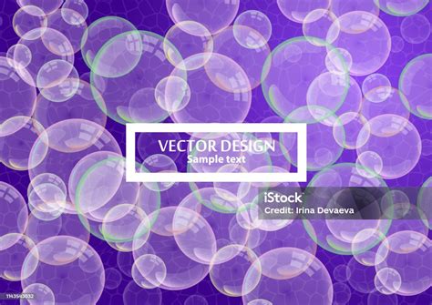 컬러 배경에 무지개의 반사와 현실적인 부동 비누 거품 광고 책자 전단지 또는 포스터에 대 한 디자인 요소입니다 벡터 일러스트 건강한 생활방식에 대한 스톡 벡터 아트 및 기타