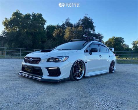 2021 Subaru Wrx Sti With 19x9 5 38 Work Emotion Zr10 And 245 35r19 Toyo