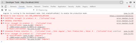 Node Js Angular NodeJs Got An Error Net ERR CONNECTION REFUSED When Run Onthe Localhost