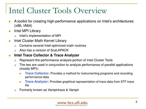 Ppt Intel Trace Collector And Trace Analyzer Evaluation Report