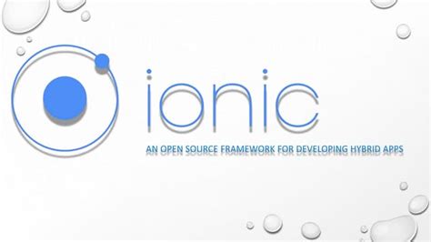 Ionic Hybrid Mobile App Development Ppt