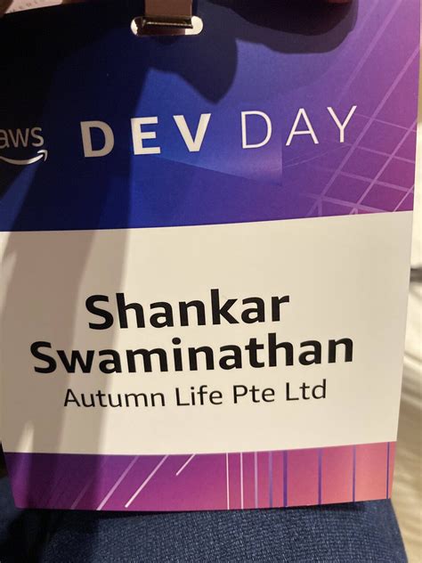 Shankar Swaminathan On Linkedin Awsdevday Stack2022