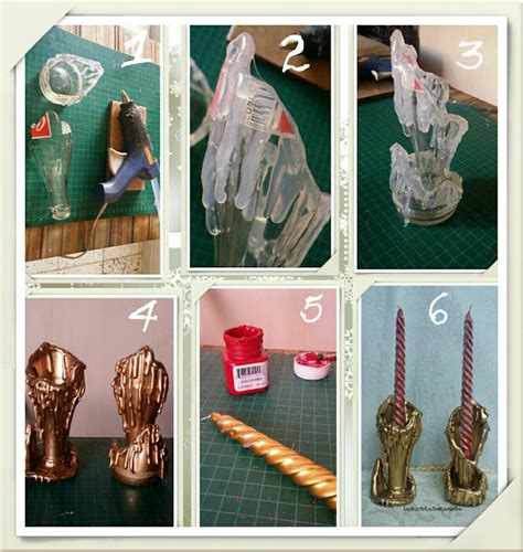 El Taller De Anaisa Candeleros Con Botellas Rotas