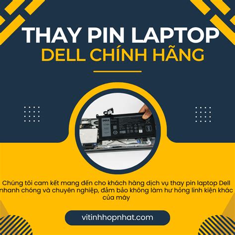 D Ch V Thay Pin Laptop Dell Ch Nh H Ng Uy T N Tphcm