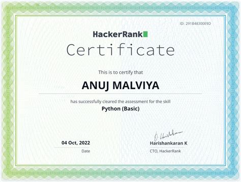 Anuj Malviya On Linkedin Im Happy To Share That Ive Obtained A New Certification Python