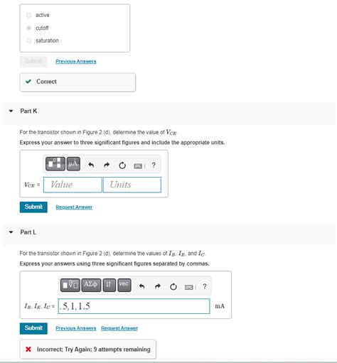 Solved For The Transistor Shown In Figure A Determine Chegg